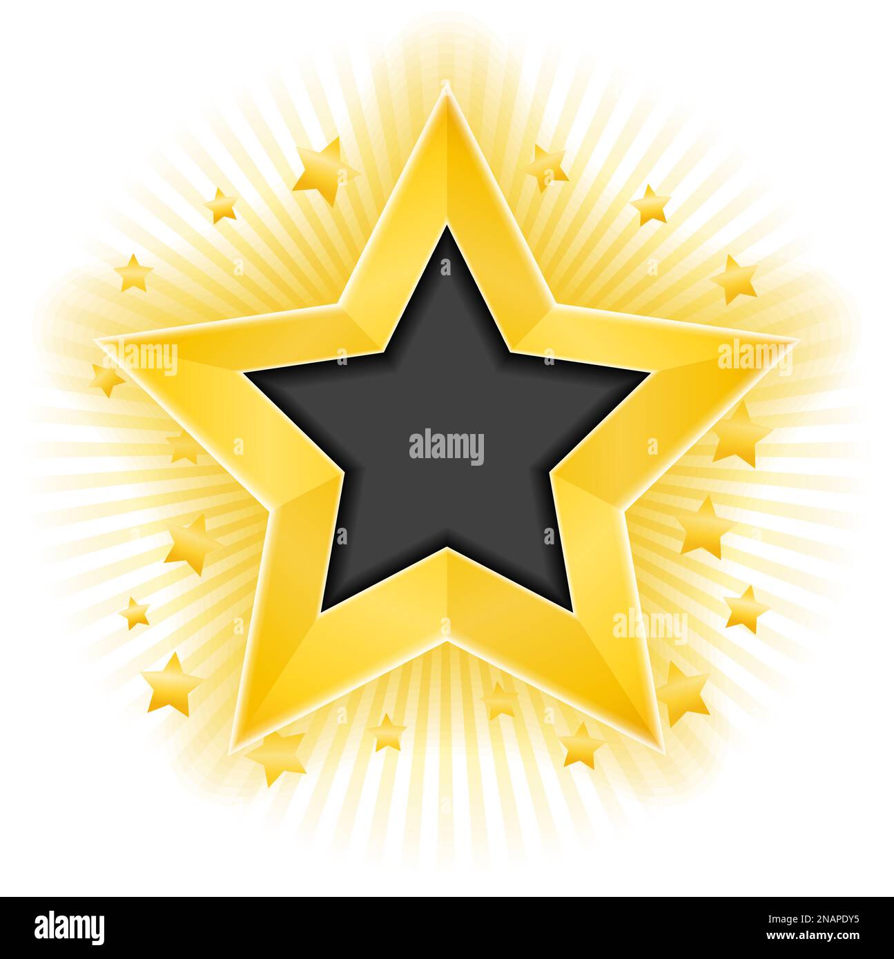 Yellow star, vector eps10 illustration Stock Vector Image & Art - Alamy