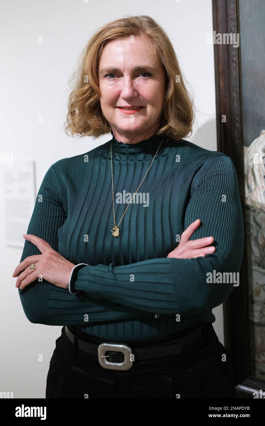 Francesca Thyssen-Bornemisza poses during the presentation of the ...