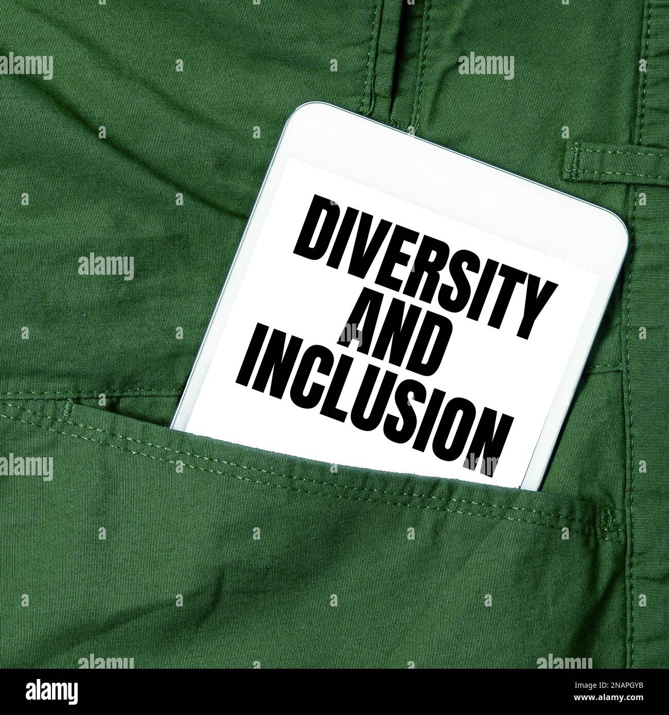 Text showing inspiration Diversity And Inclusion. Internet Concept ...