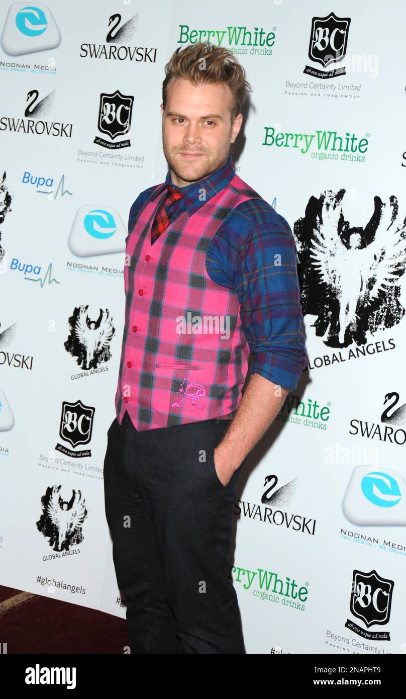 British singer Daniel Bedingfield arrives to Global Angel Awards at a ...