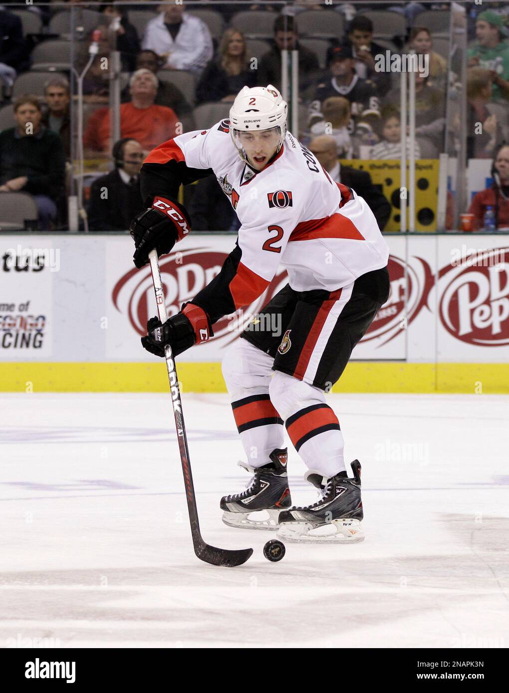 Ottawa Senators defenseman Jared Cowen (2) during an NHL hockey game ...