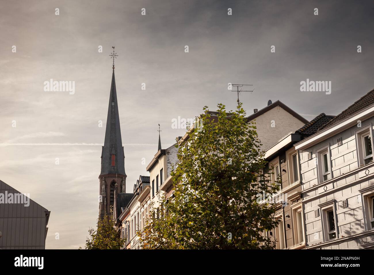 Picture of the city center of the countryside village of Vaals, in ...