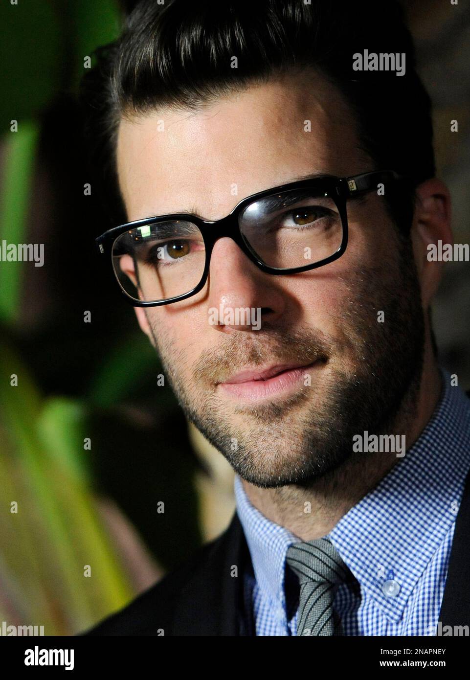 Actor Zachary Quinto poses at the 21st Annual Beat the Odds Awards ...
