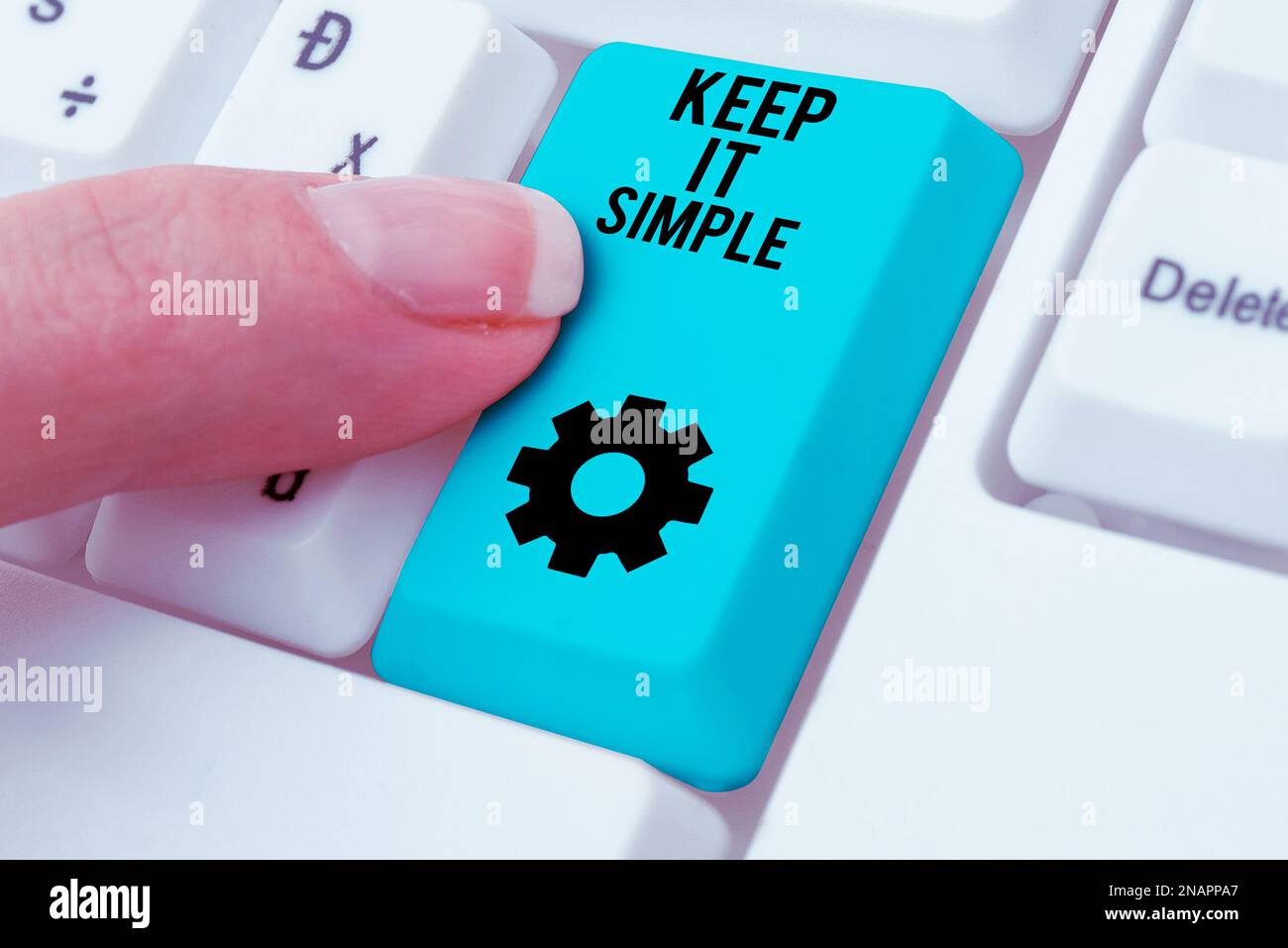 Conceptual display Keep It Simple. Business concept Easy to toss around ...