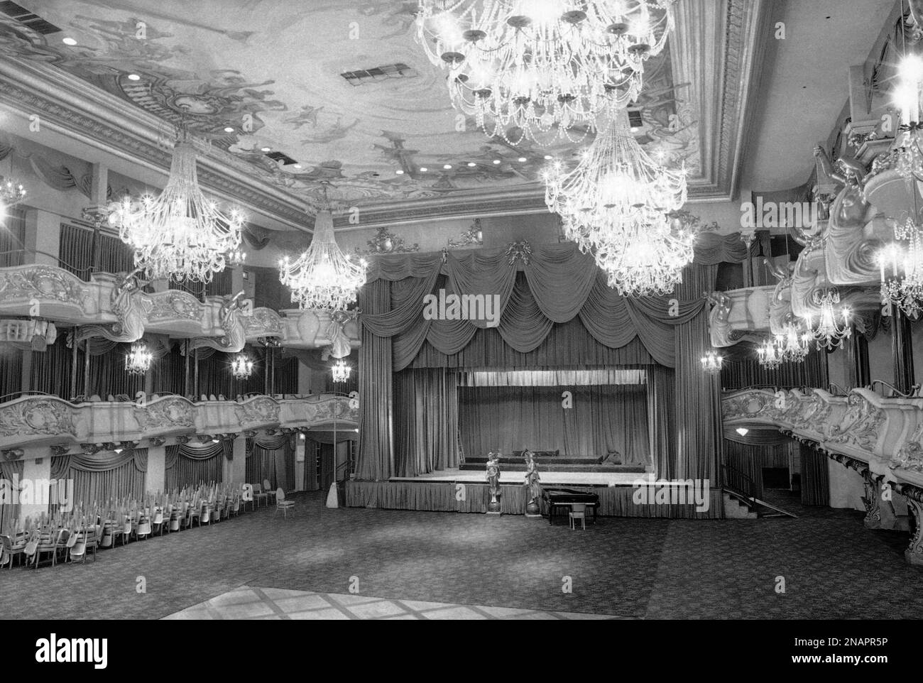 The Grand Ballroom of the Hotel Astor in New York City, is shown June ...