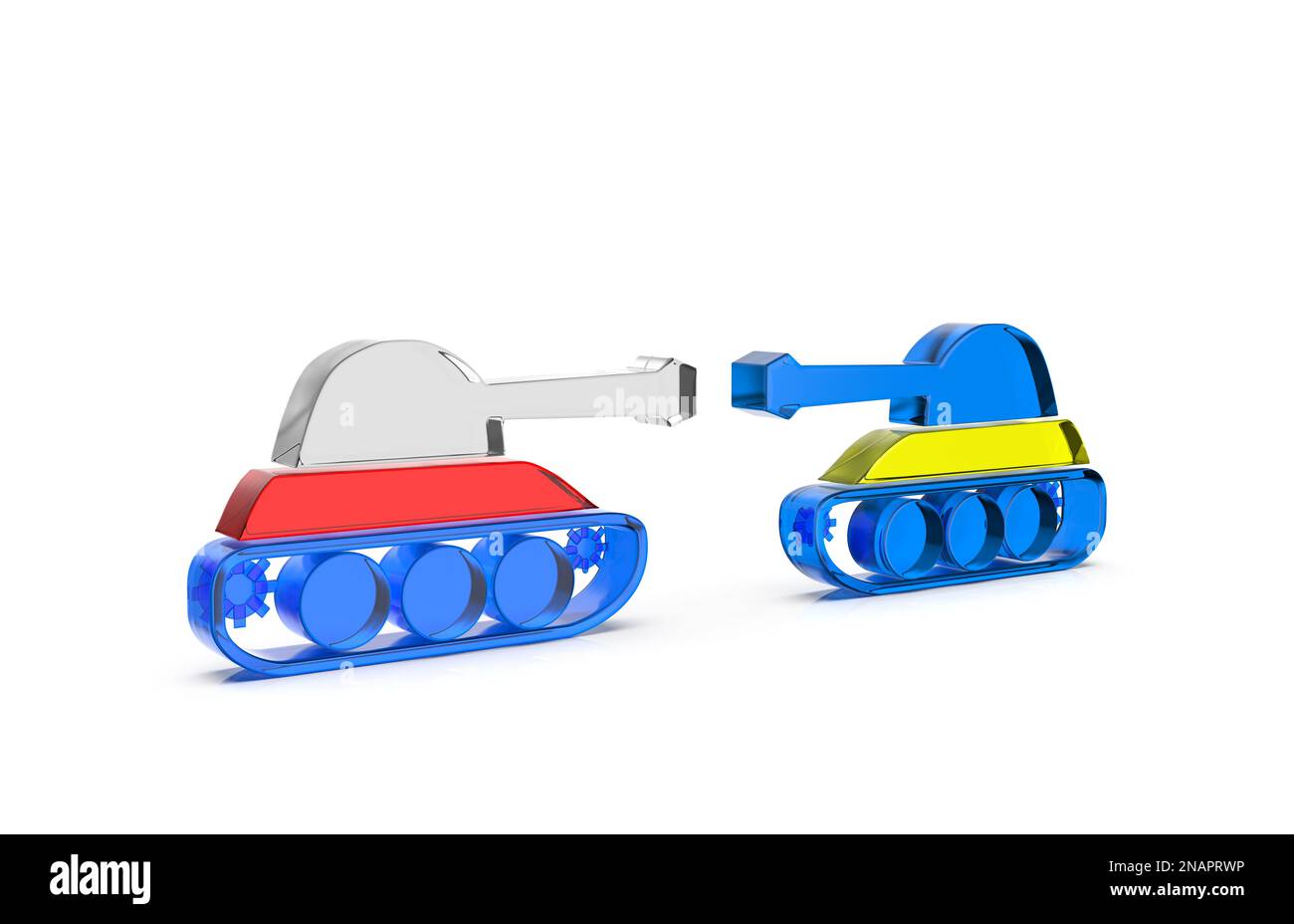 Russia vs europe political war Cut Out Stock Images & Pictures - Alamy