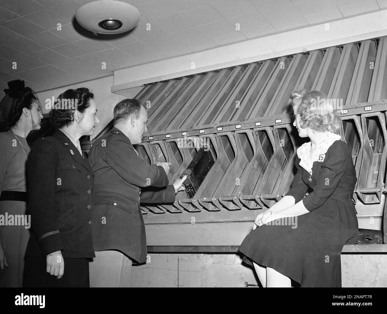 The central control room of the world’s largest pneumatic tube system ...