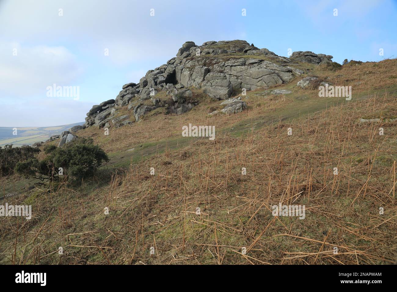 Bell tor, near Widecombe, Dartmoor, England, UK Stock Photo - Alamy