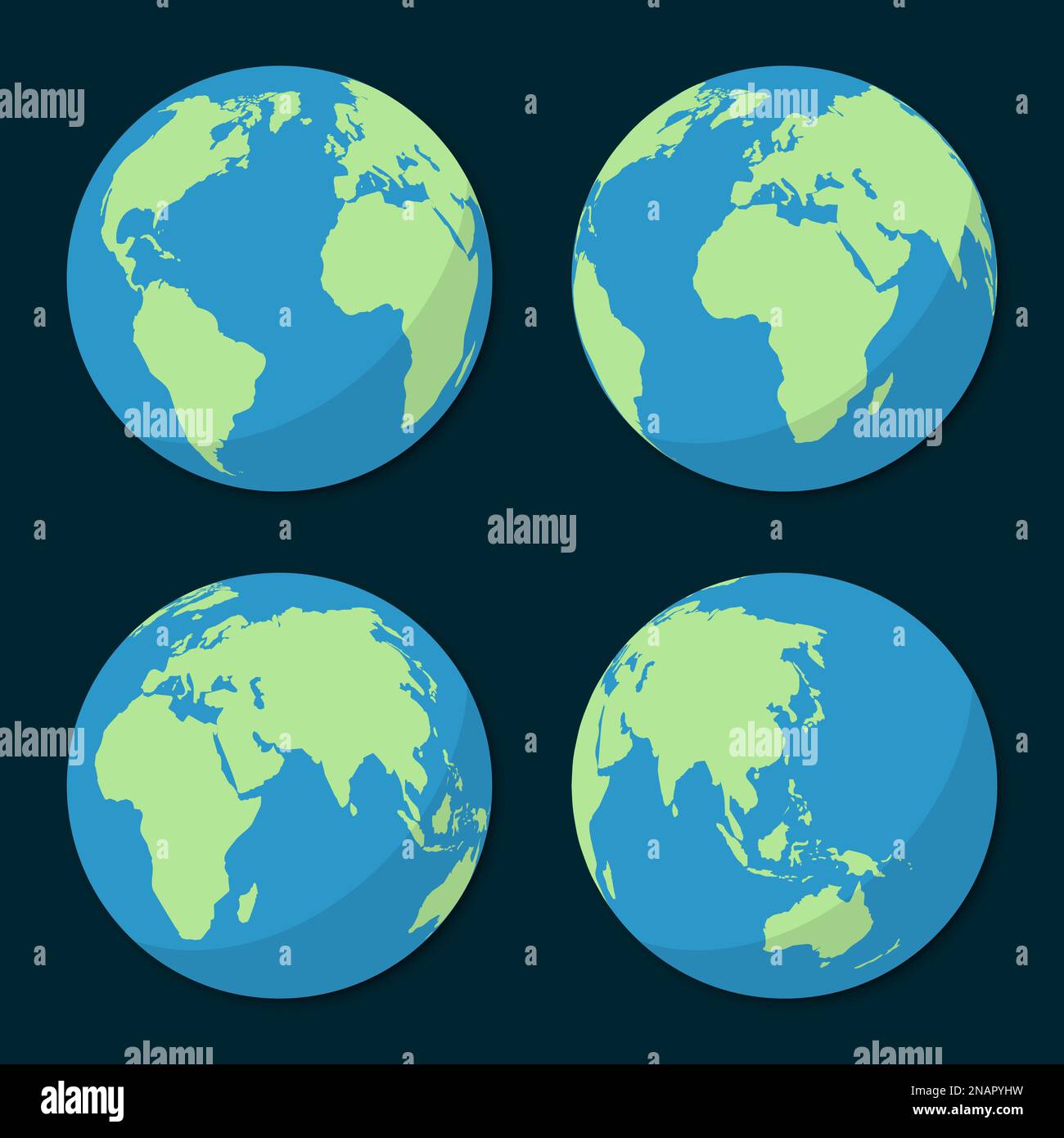 Planet earth icons hi-res stock photography and images - Alamy
