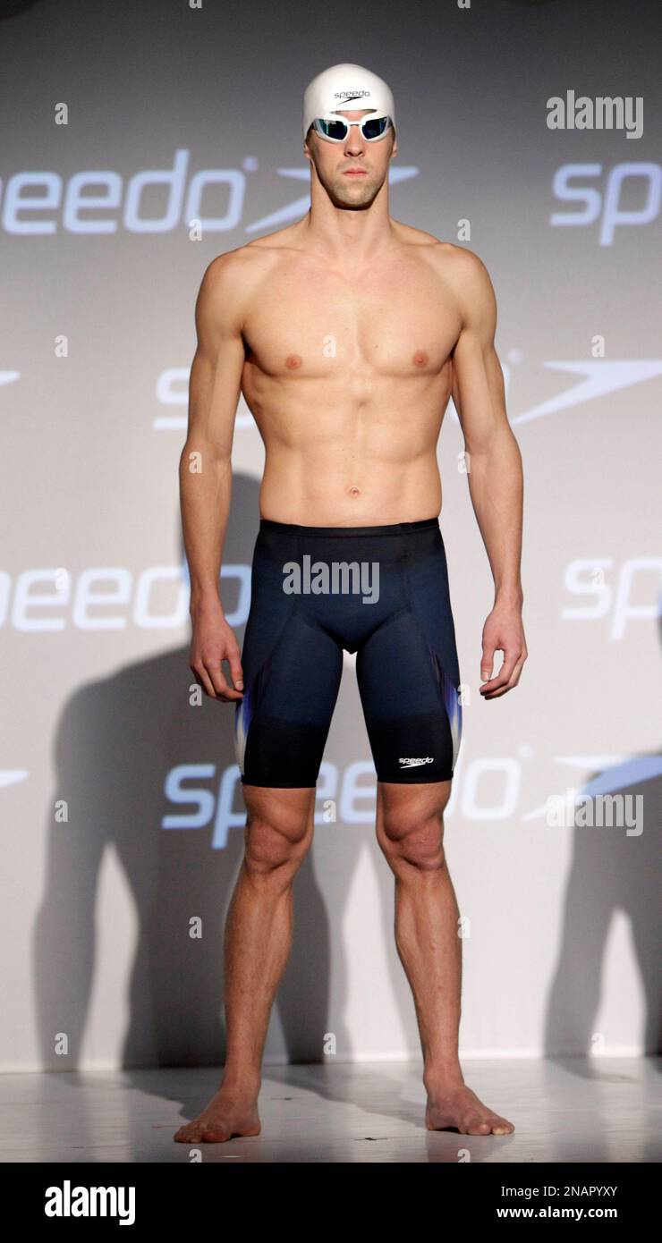 Olympic gold medalist Michael Phelps debuts Speedo's new Fastskin 3 ...