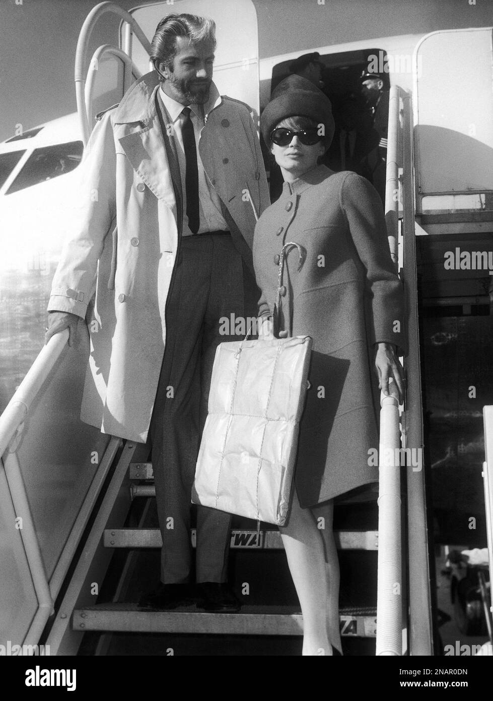 Swedish actress Anita Ekberg and her Austrian actor-husband, Frederick ...