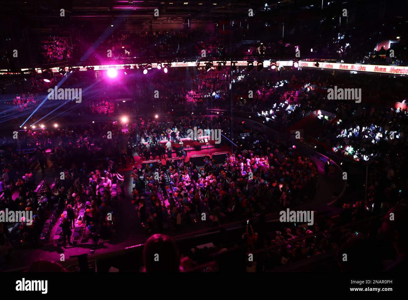 Interior picture inside Saab arena before Saturday's competition no. 2 ...