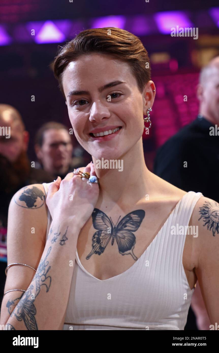 Eden Alm, after Saturday's competition no. 2 in Melodifestivalen, Saab ...