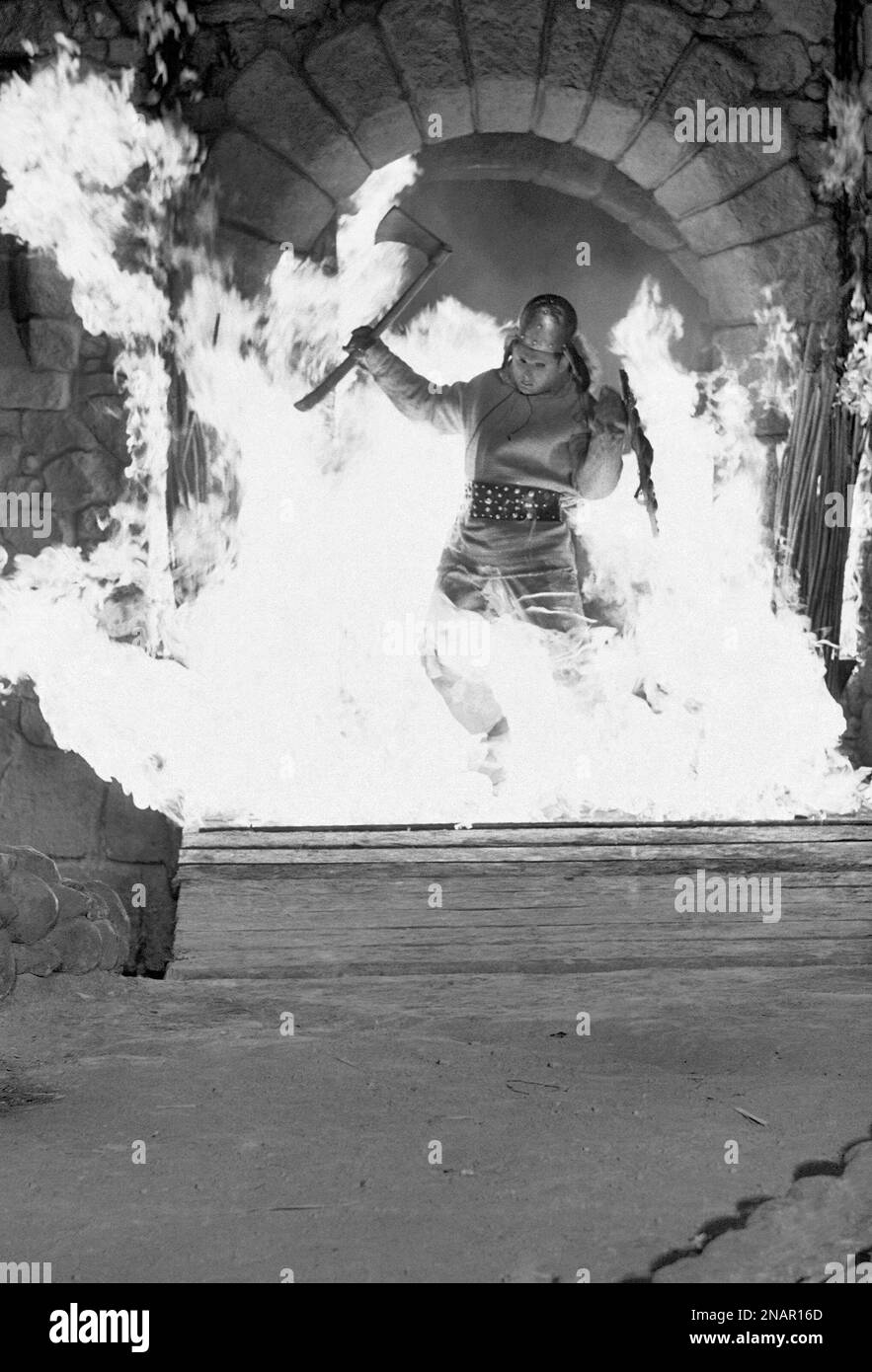 This is what movie stuntman Joe Canutt went through during a battle ...