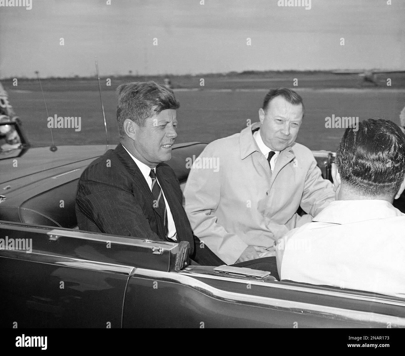 President John F. Kennedy is met at Atlantic City, N.J., airport on May ...