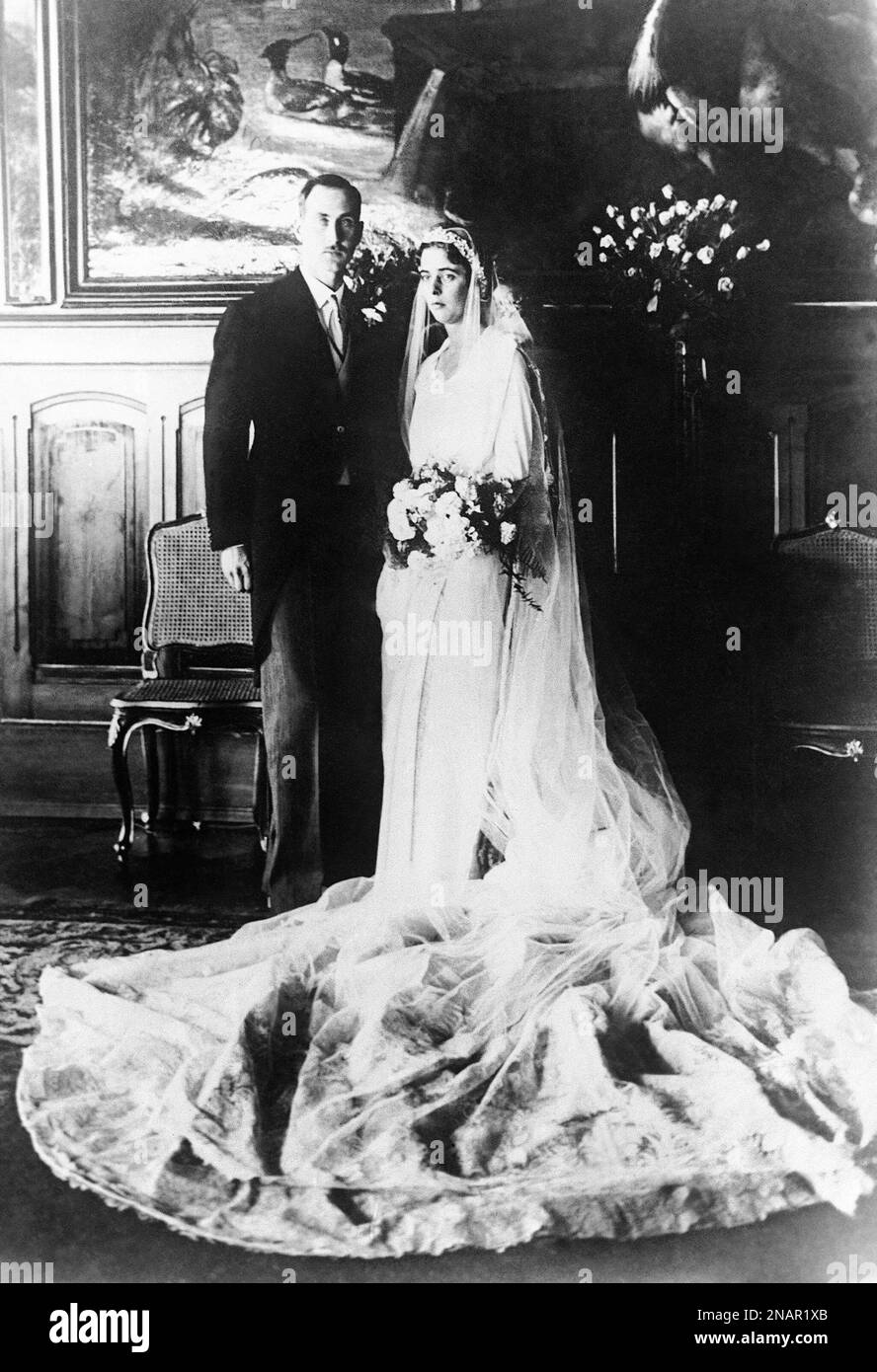 Berthold von Baden, Margrave of Baden and his bride Princess Theodora ...