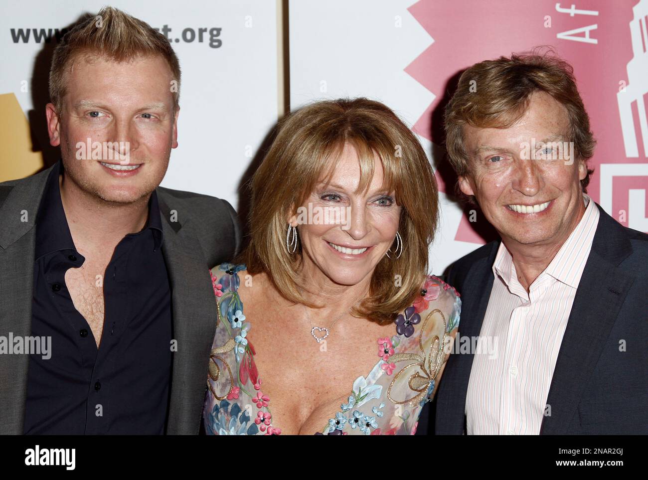Kris Lythgoe, left, Bonnie Lythgoe, center, and Nigel Lythgoe pose ...