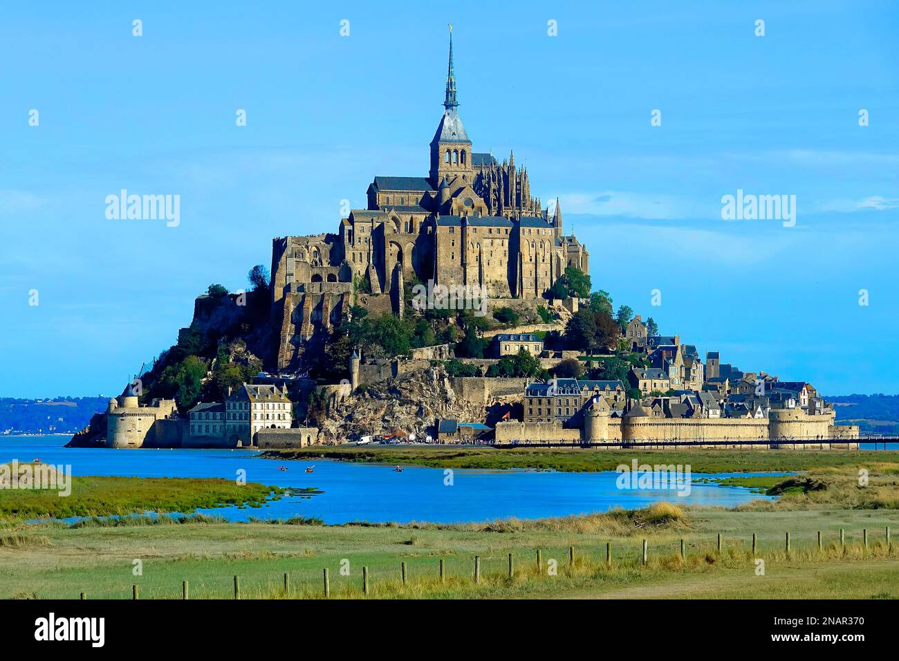 Mont Saint-Michel / Saint Michael's Mount abbey, Normandy, France Stock ...