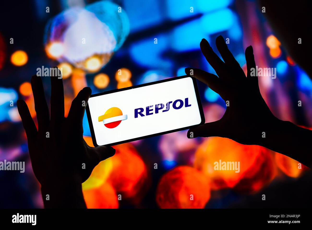 Logo repsol hi-res stock photography and images - Alamy