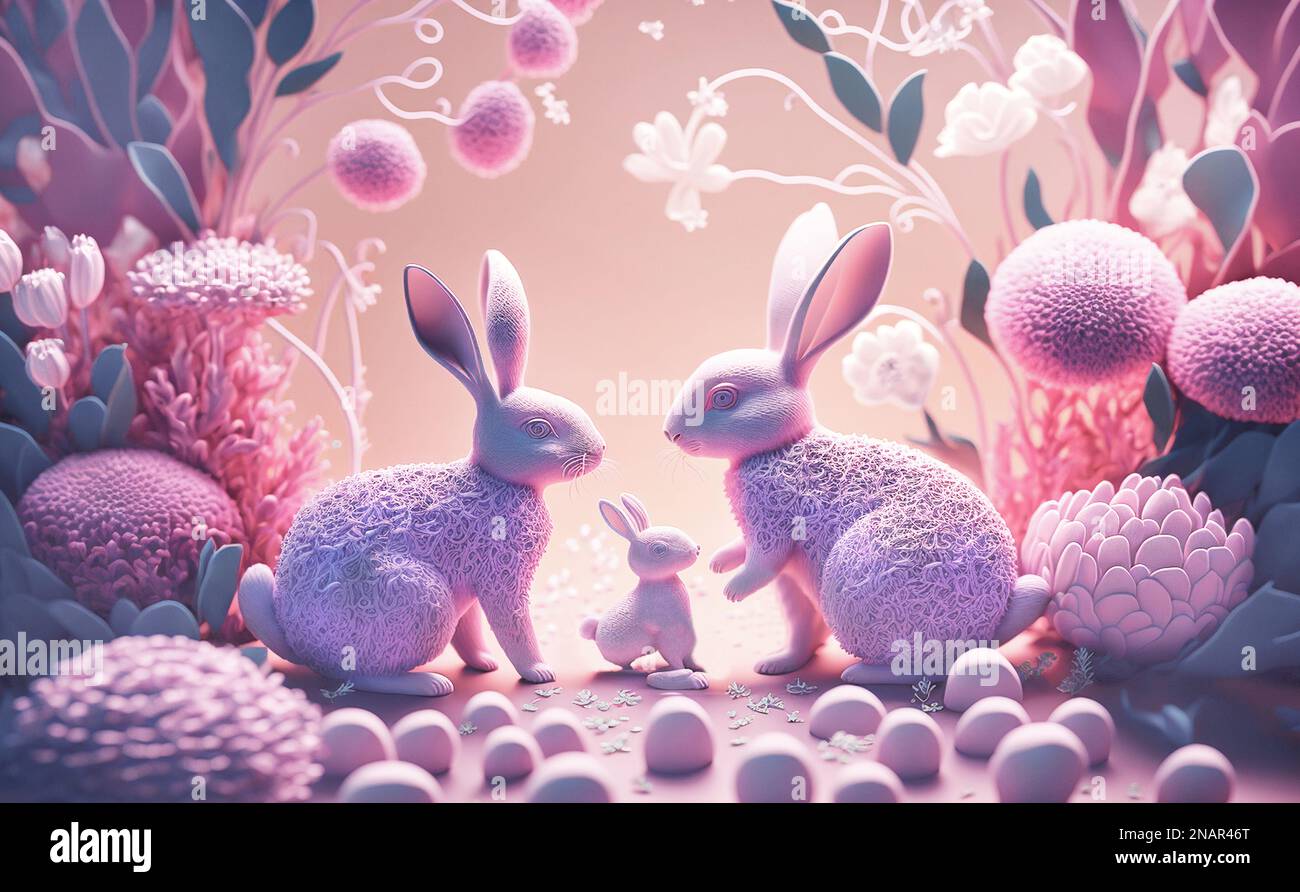 Romantic rabbits hi-res stock photography and images - Alamy