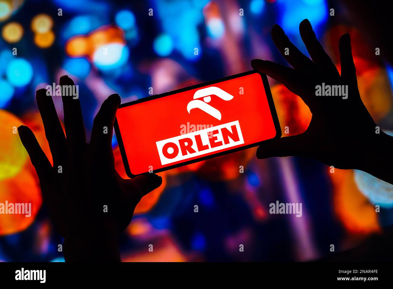 Orlen logo hi-res stock photography and images - Alamy