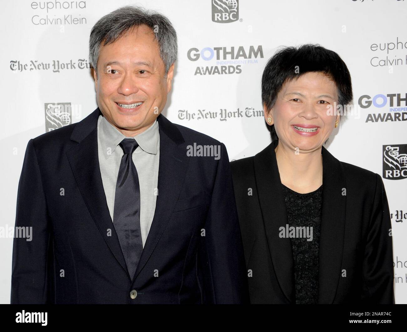 Director Ang Lee, left, and wife Jane Lin attend the IFP's 21st Annual ...