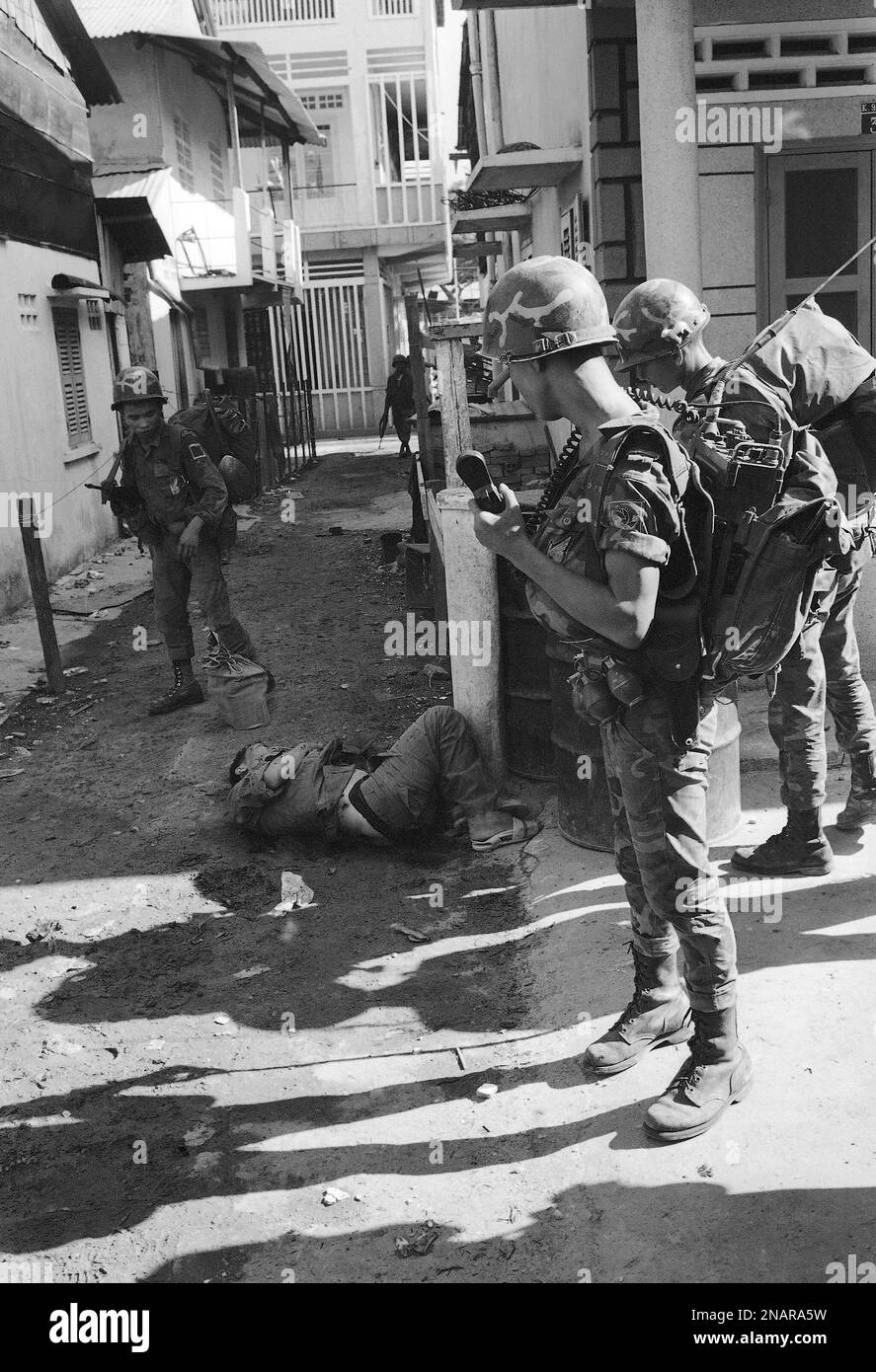 Scene in Saigon, Vietnam on May 9, 1968. (AP Photo/Eddie Adams Stock ...