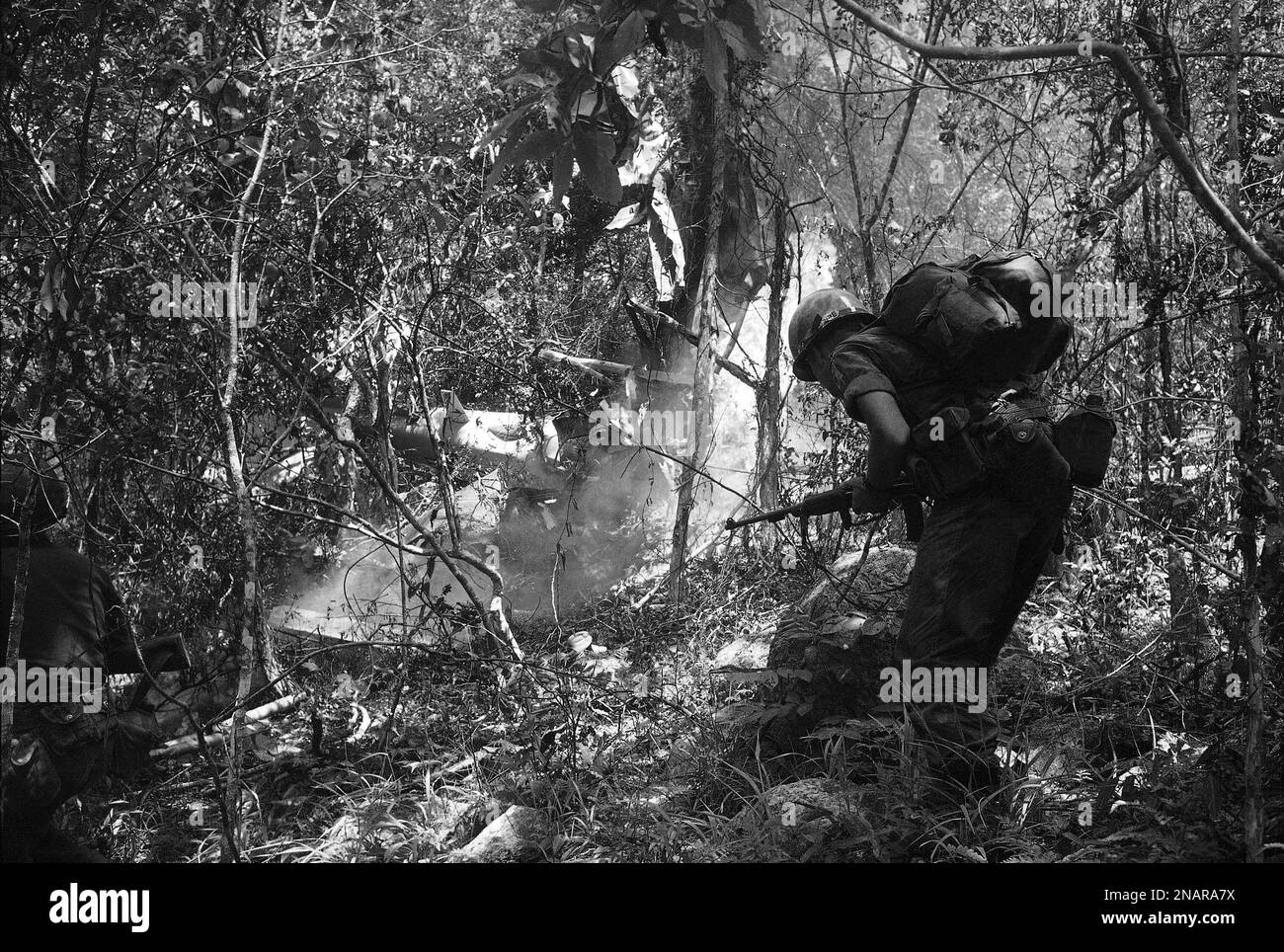 Sgt. Ralph Conklin of Draper, S.C., an American adviser with Vietnamese ...