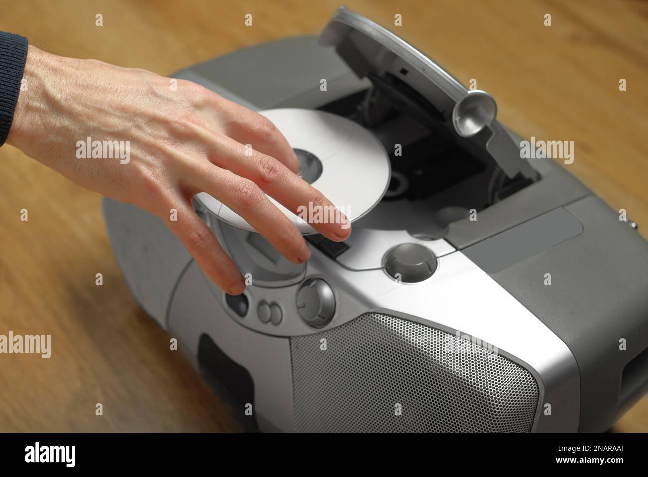 Person puts hi-res stock photography and images - Alamy