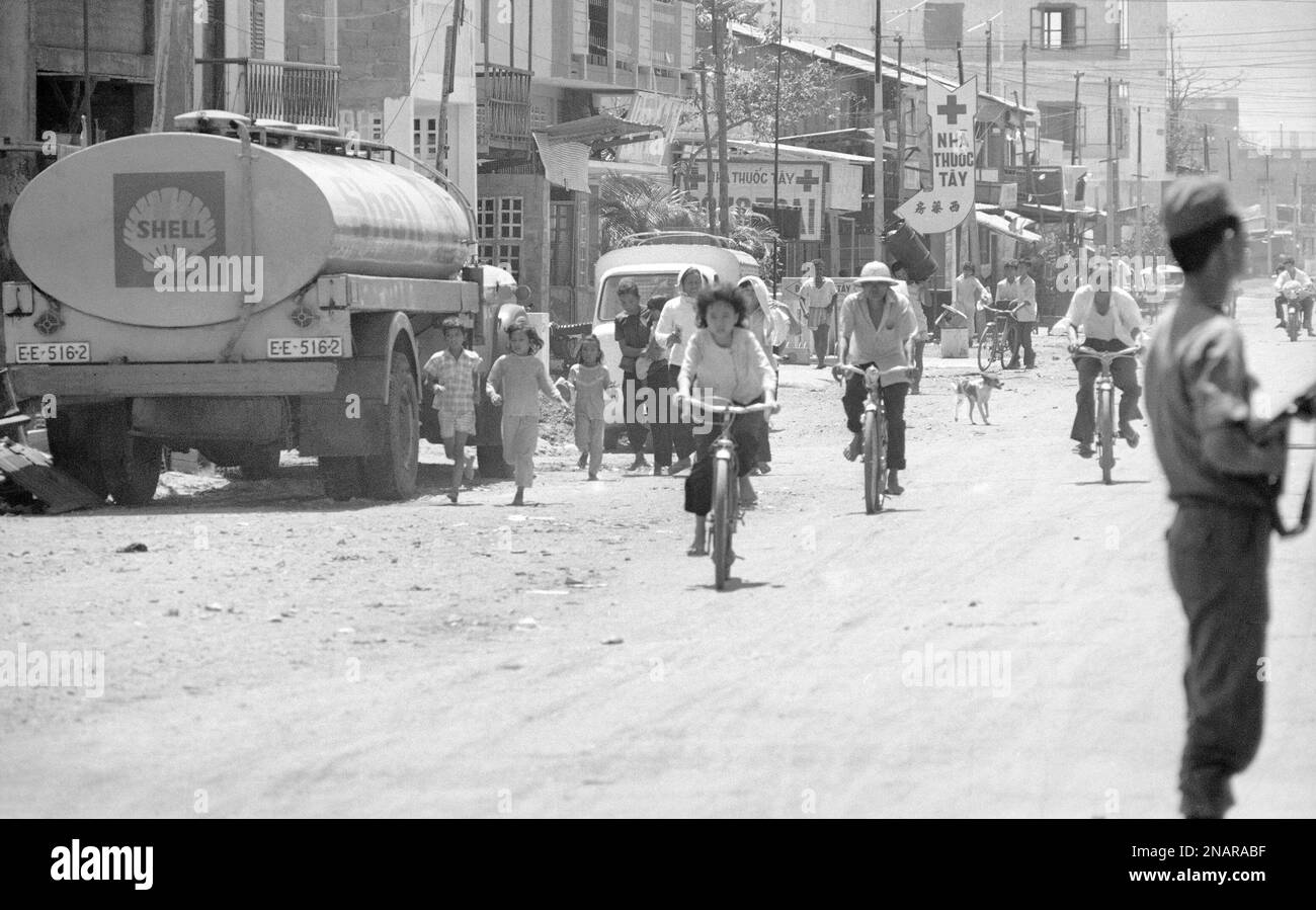 Scene in Saigon, Vietnam from May 9, 1968. (AP Photo/Eddie Adams Stock ...