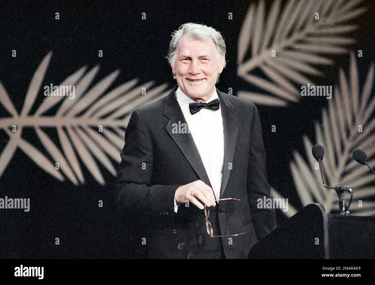 American actor Jack Palance smiles durng the closing ceremony on May 23 ...