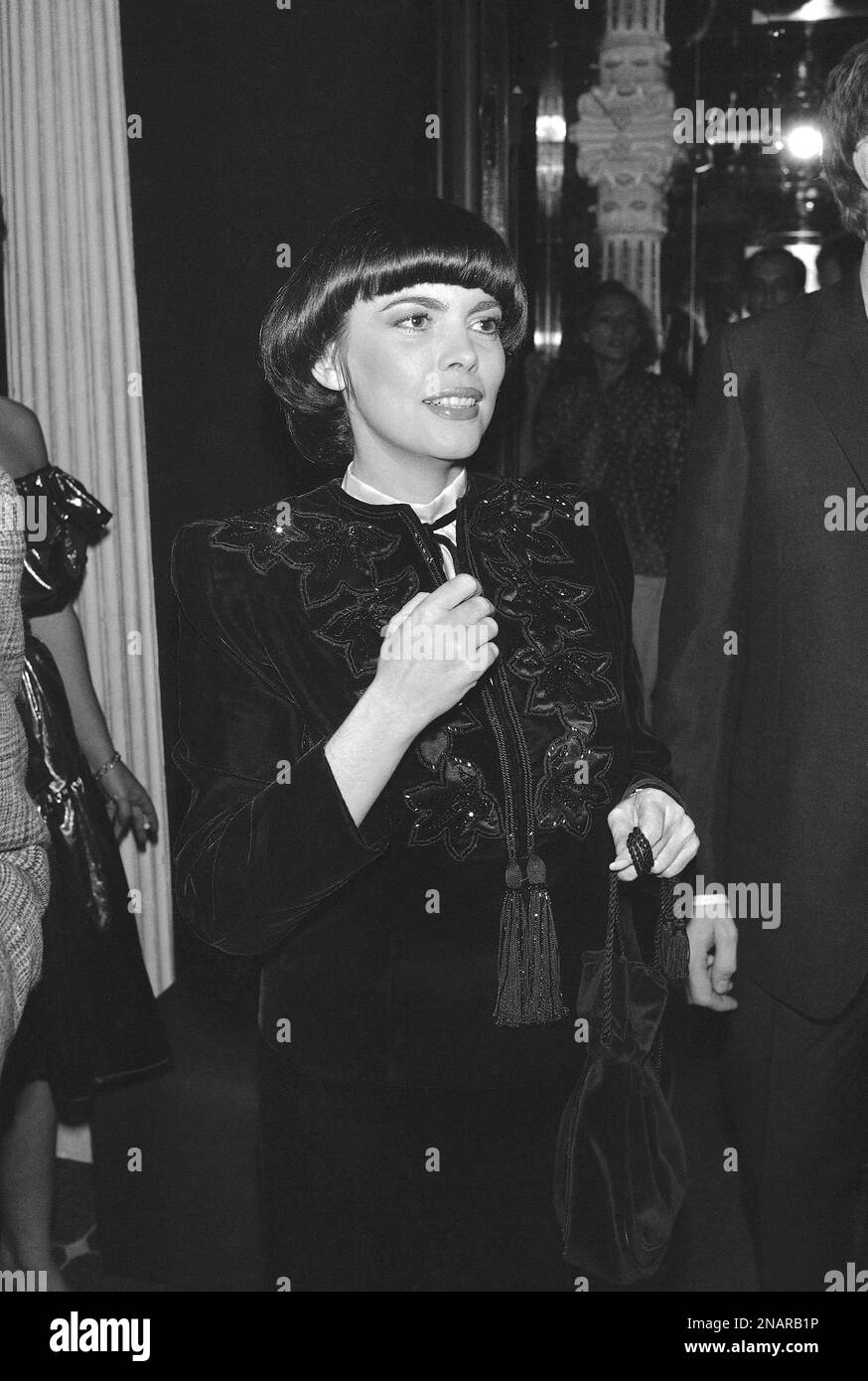 French chanteuse and pop singer Mireille Mathieu is seen on Thursday ...