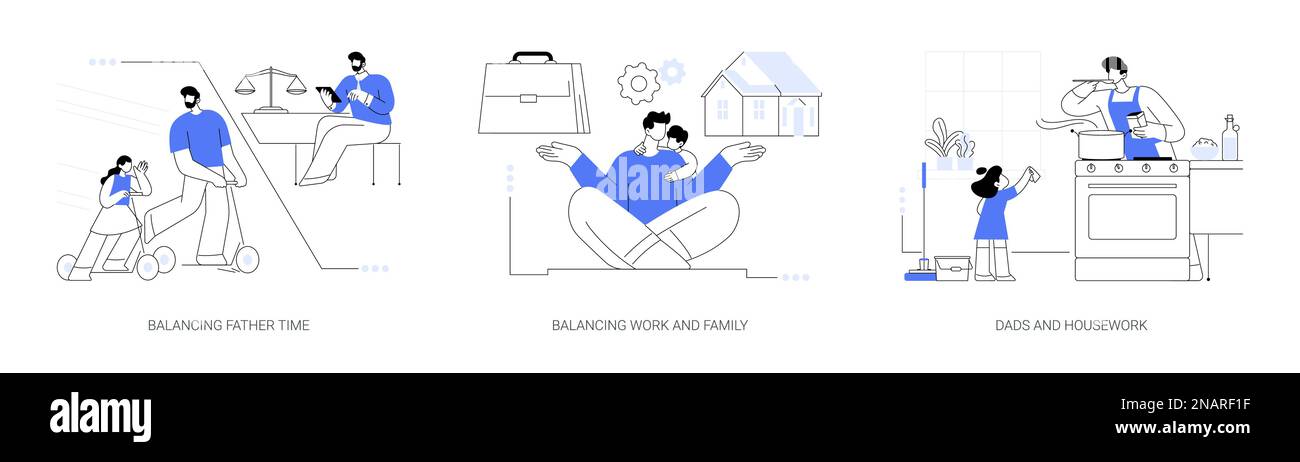 Happy family abstract concept vector illustrations Stock Vector Image ...