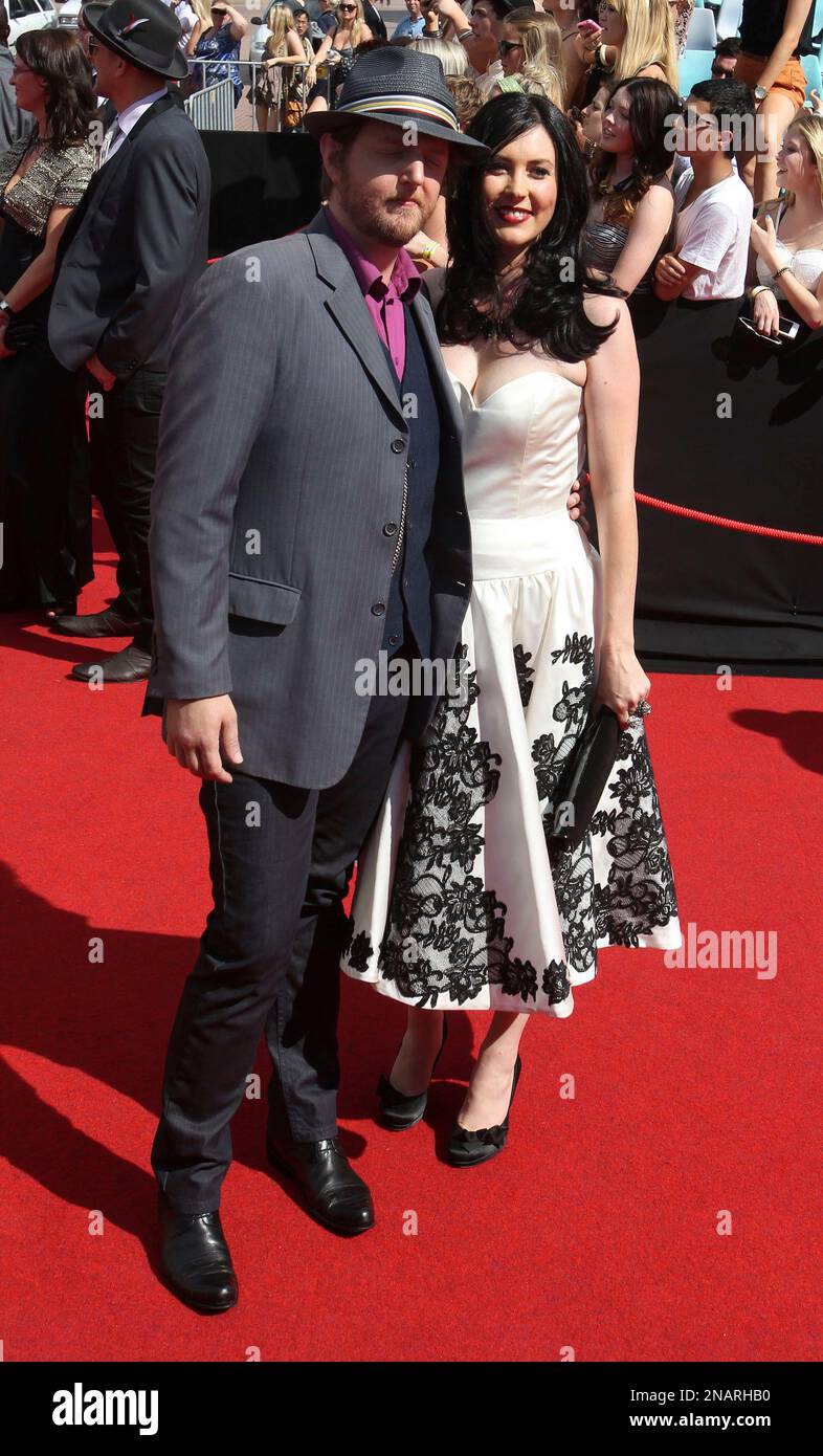 The Audreys arrive for the Australian Record Industry Association ...