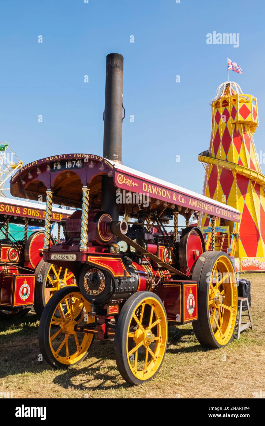 England, Dorset, The Annual Great Dorset Steam Fair at Tarrant Hinton ...