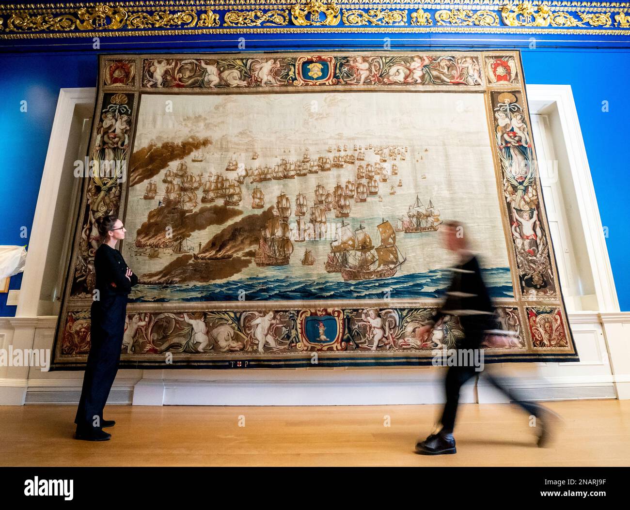 (left to right) Curators Allison Goudie and Imogen Tedbury of Queen's ...