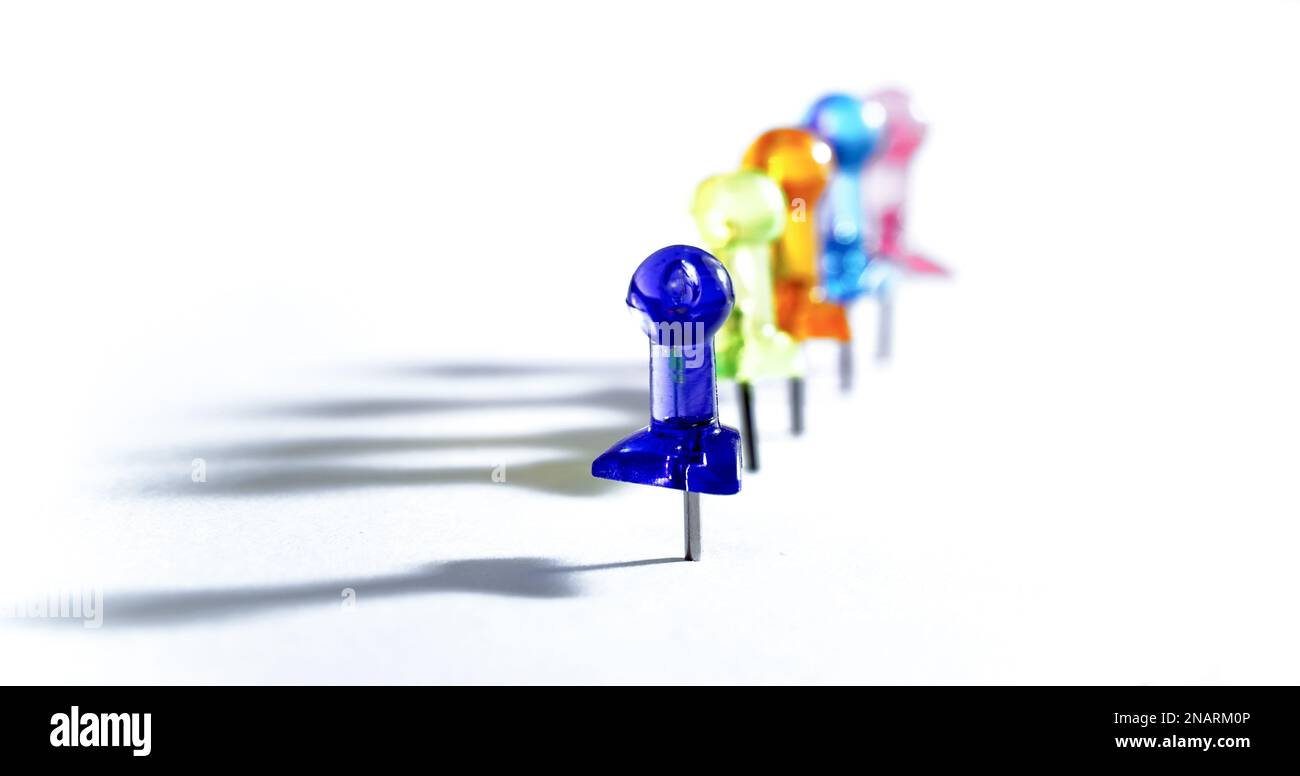 Many office pins hi-res stock photography and images - Alamy