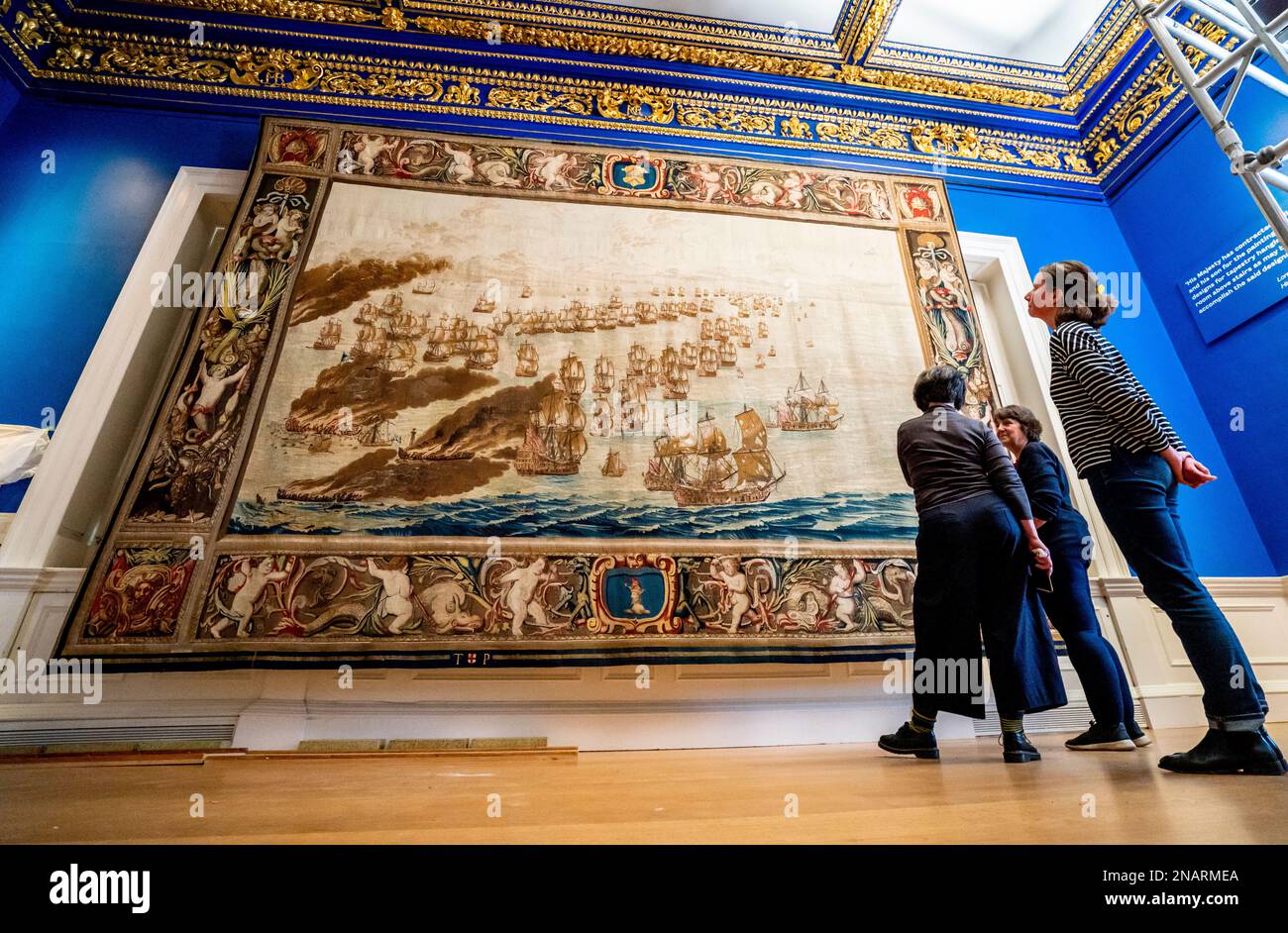 (left to right) Conservators Zenzie Tinker, Hazel Arnott and Aisling ...