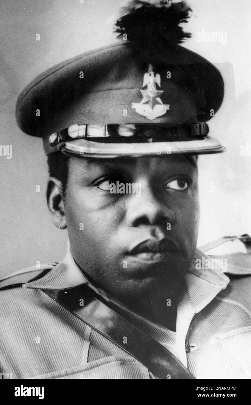 FILE - 1966 file photo portrait of Biafran leader, Lietenant Colonel C ...