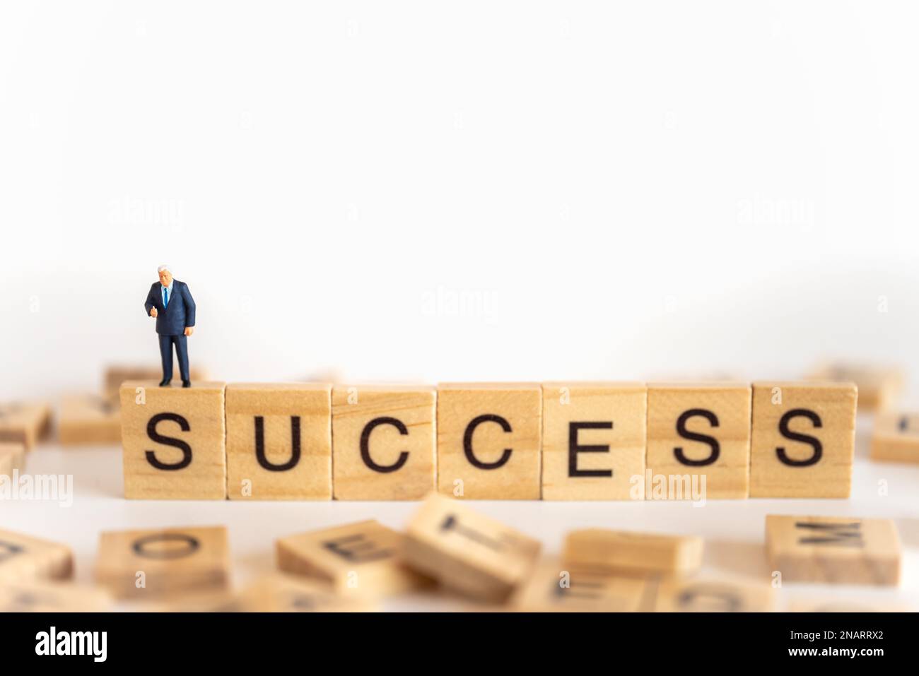 Business and work concept. Businessman miniature figure people standing ...