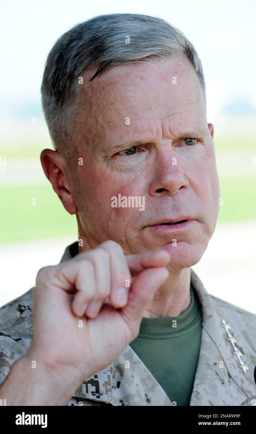 FILE - In this July 29, 2011 file photo, Marine Corps Commandant Gen ...