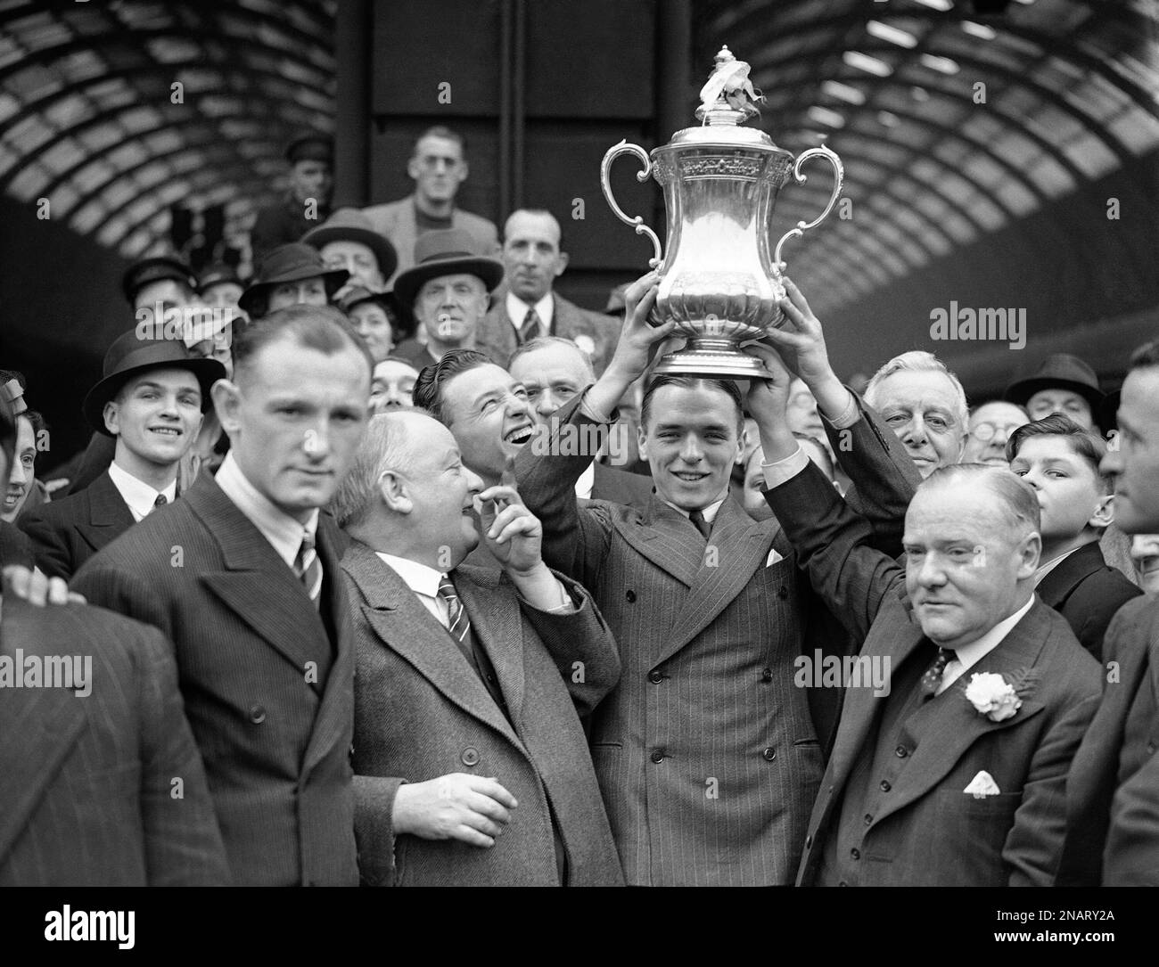 The Sunderland team, which won the F.A. Cup at Wembley on Saturday ...