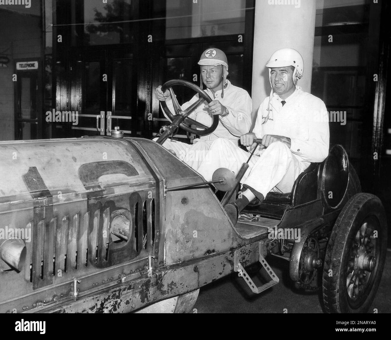 FILE - Two of the world’s top auto race drivers got their first look at ...