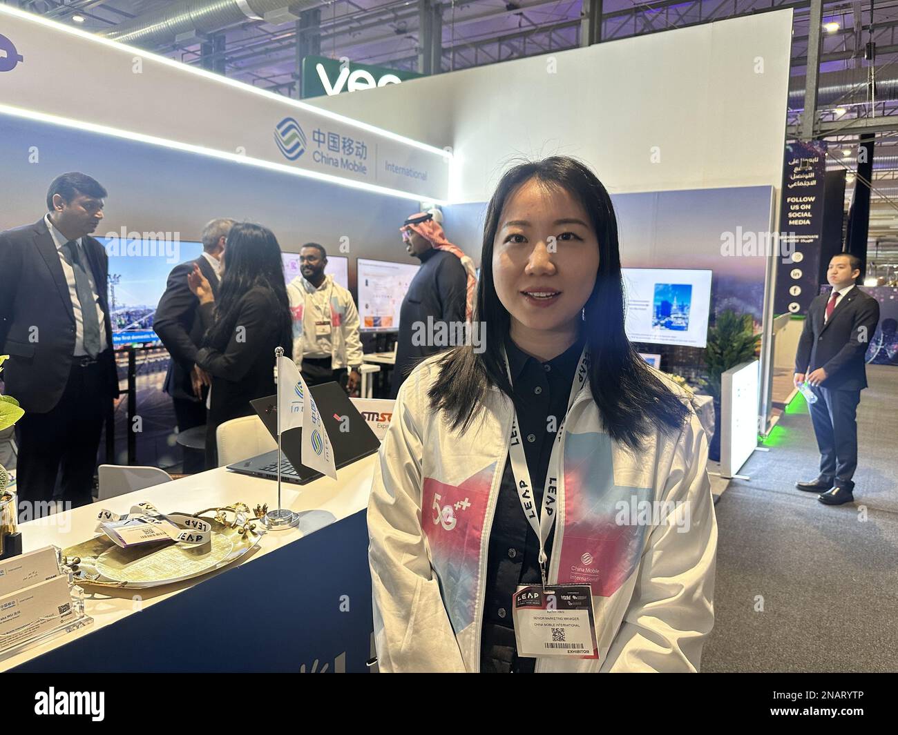 China Mobile International's senior marketing manager Kathy Han.The ...