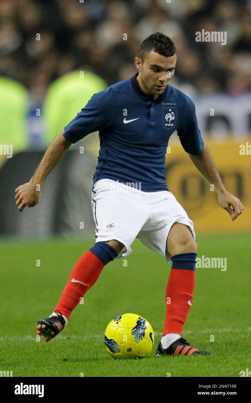 French soccer player, Marvin Martin, is seen during a friendly soccer ...