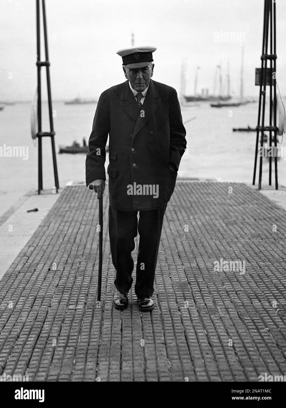 Lord Inchcape, James Mackay, 1st Earl of Inchcape, at Cowes, Isle of ...
