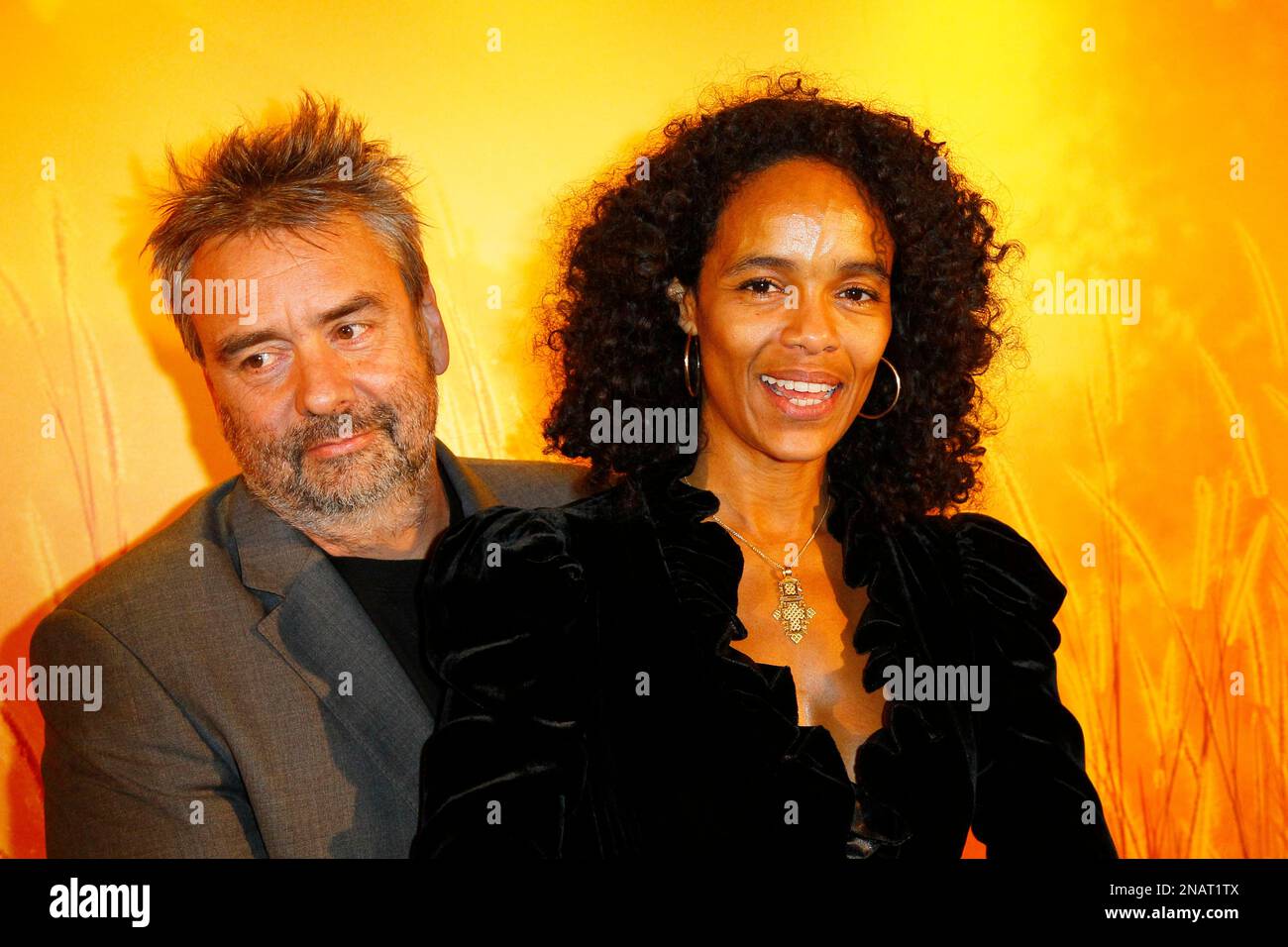 French Director Luc Besson, and his wife Virginie Silla arrive for the ...