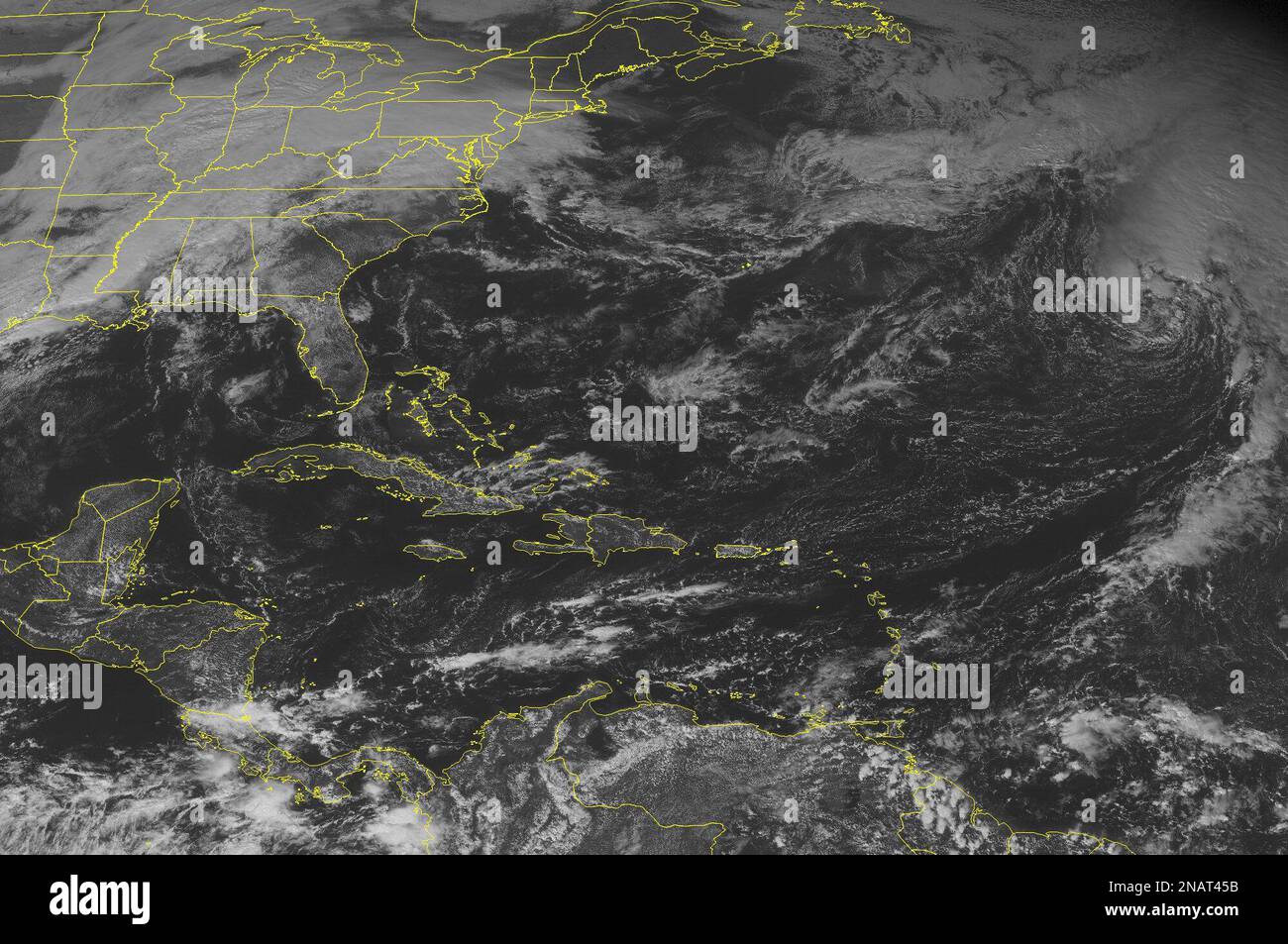 This NOAA satellite image taken Tuesday, November 22, 2011 at 12:45 PM ...