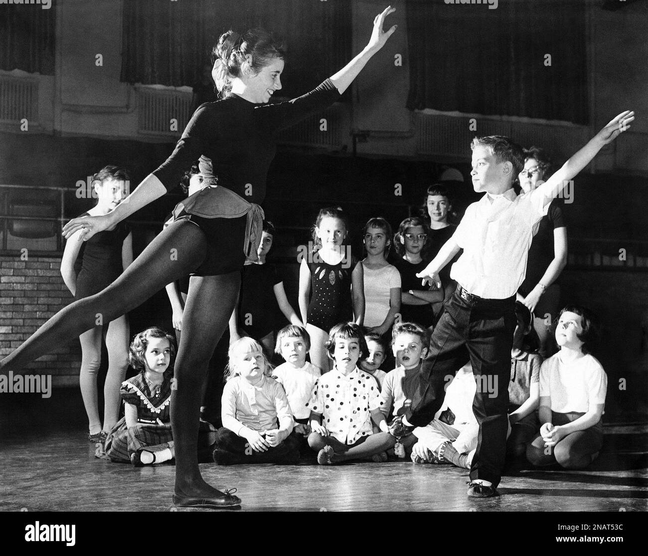 The only boy in a ballet and tap dancing class, Randy Lee, 8, follows ...