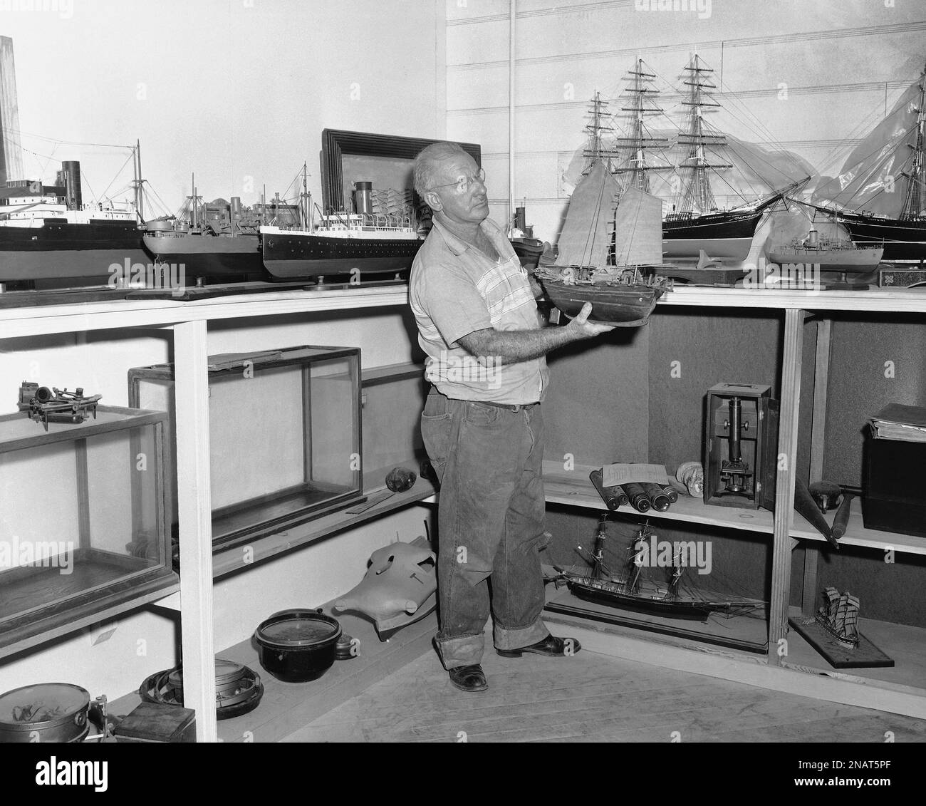 Ed Cunningham, owner of a Hollywood establishment that rents marine ...